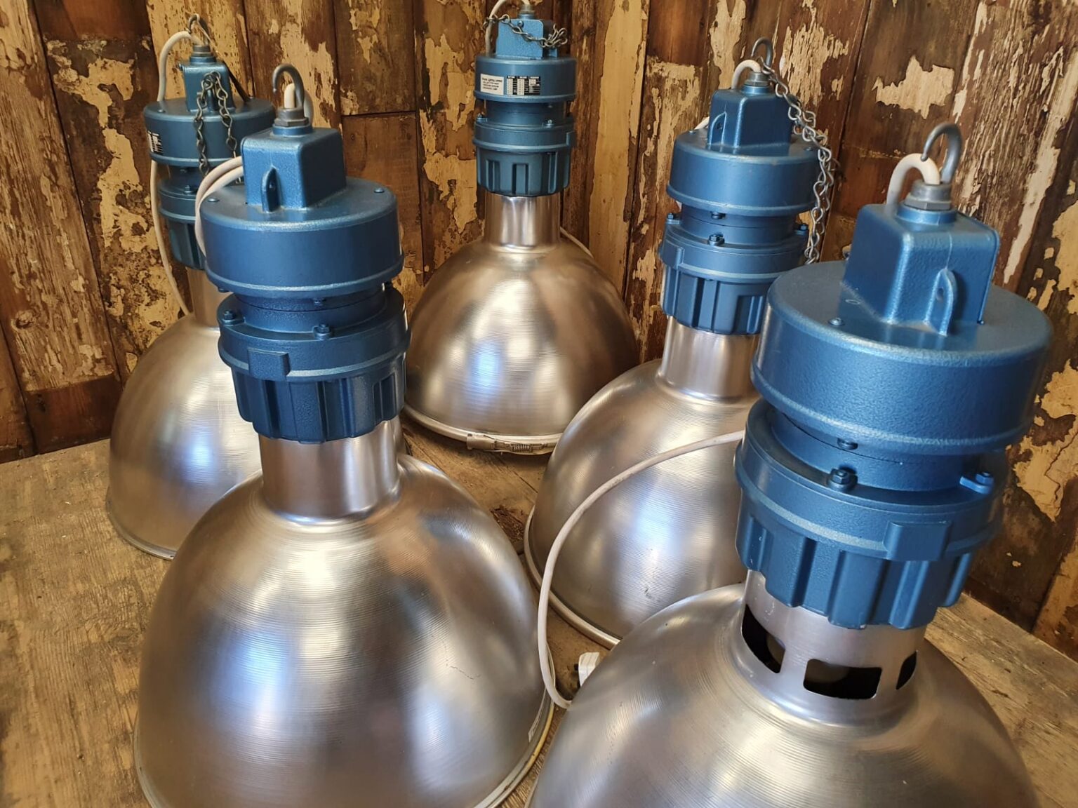 Blue High Bay Industrial Lights
