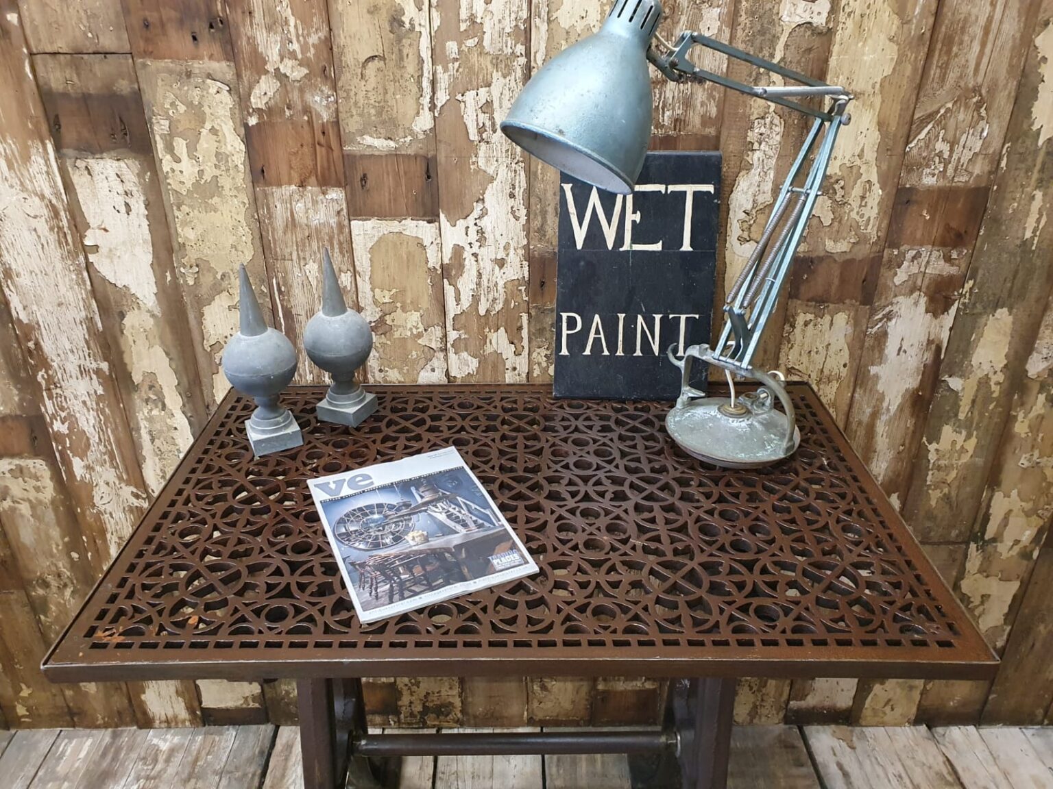 Cast Iron Console Table