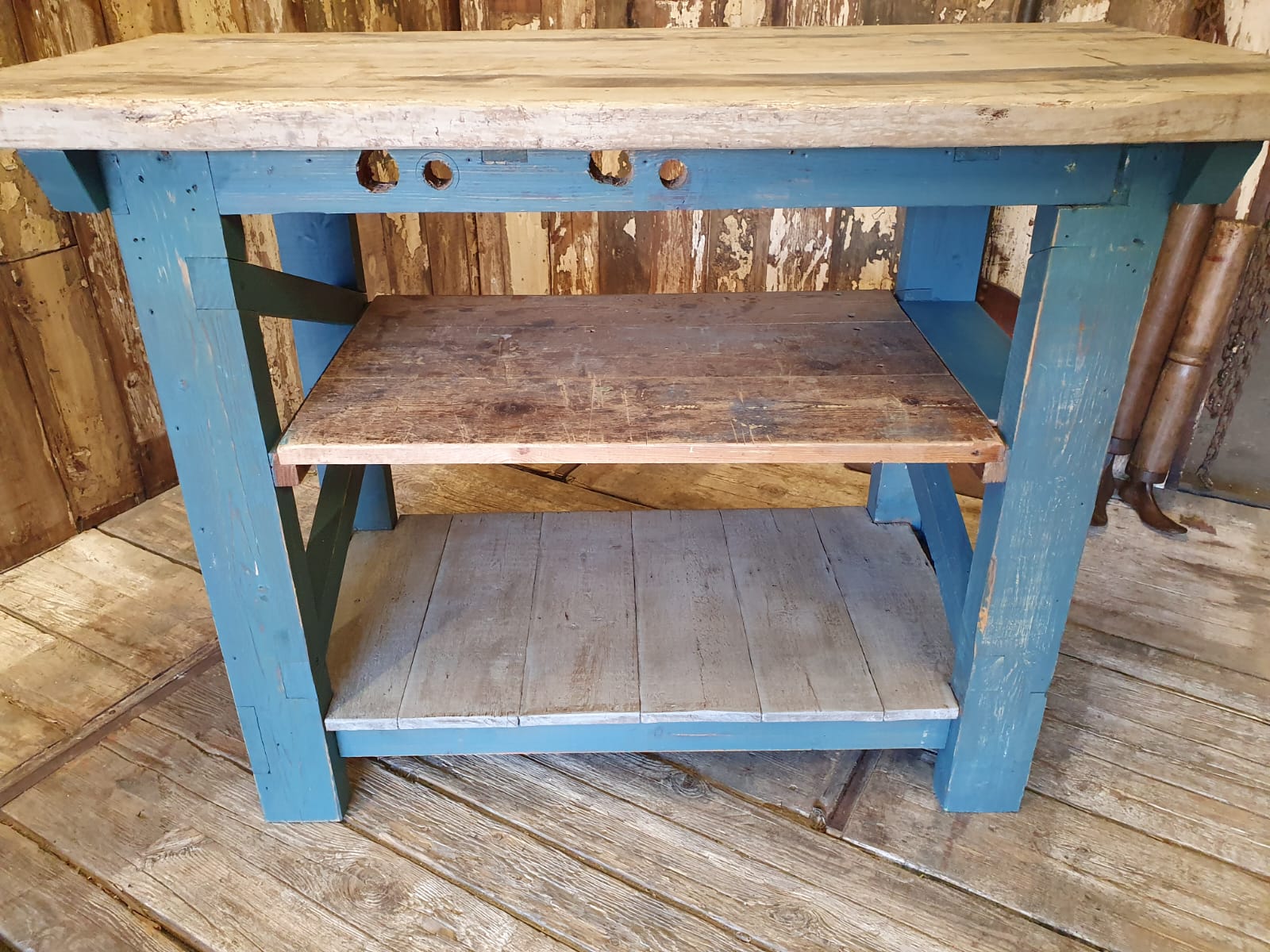 Painted Workbench