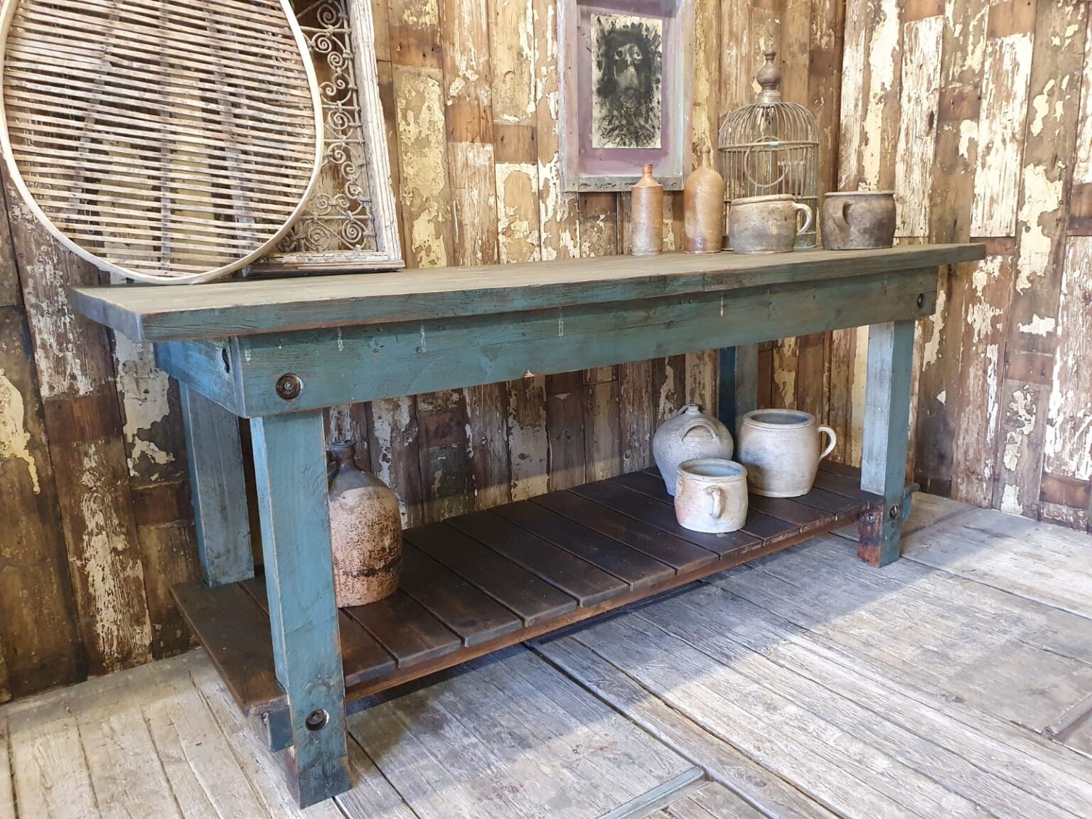Painted Workbench